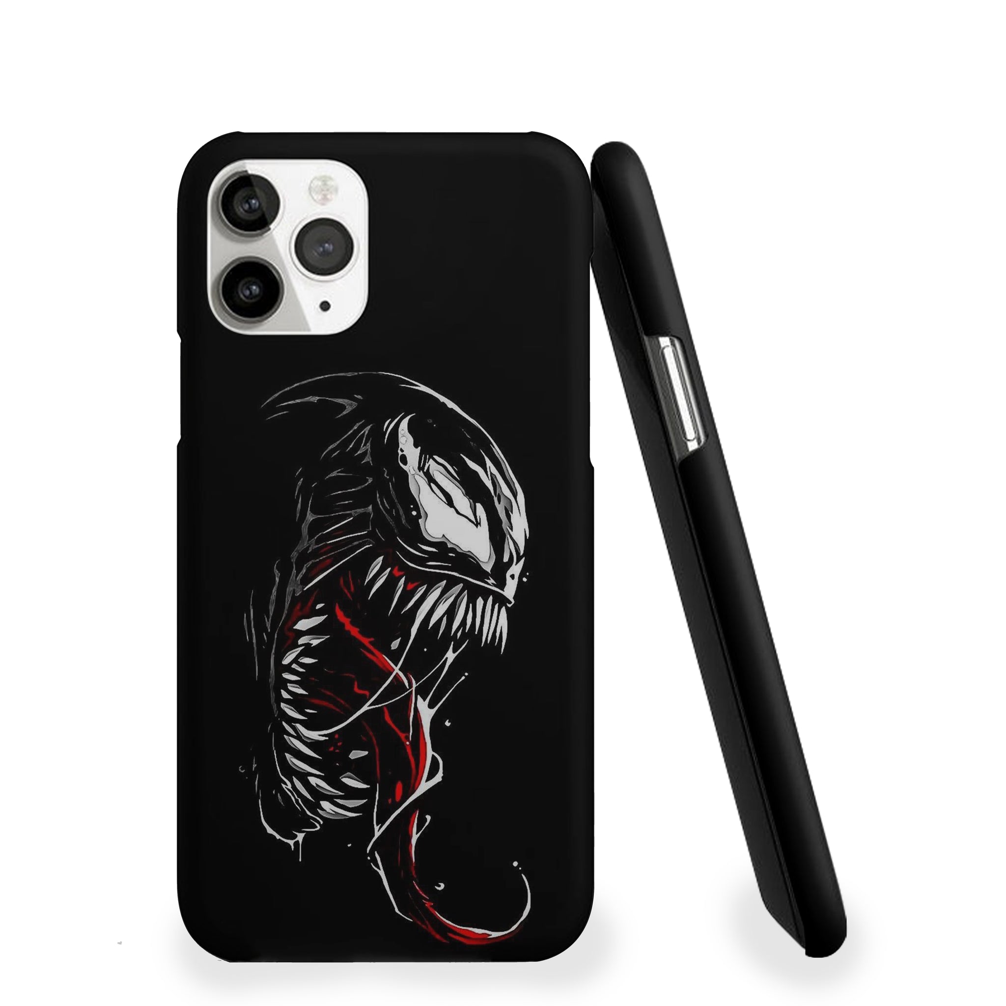 Venom sharp teeth and an extended tongue Phone Cover